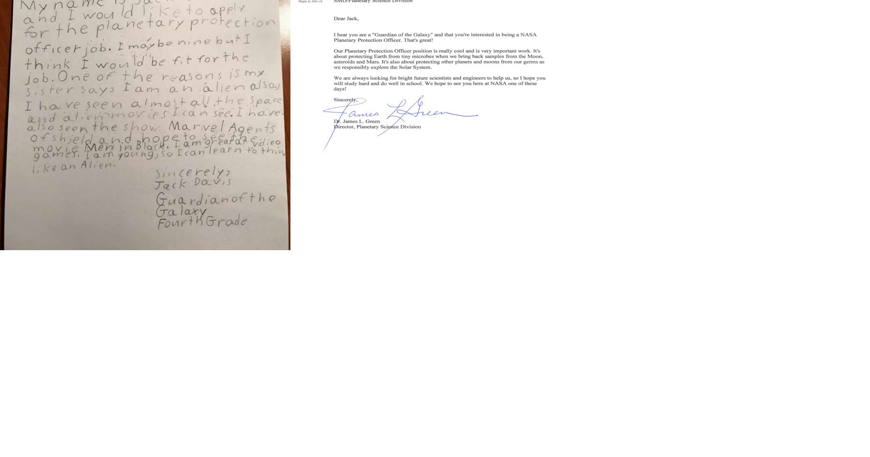 9-Year-Old Wants to be NASA’s ‘Planetary Protection Officer’ | Homepage ...