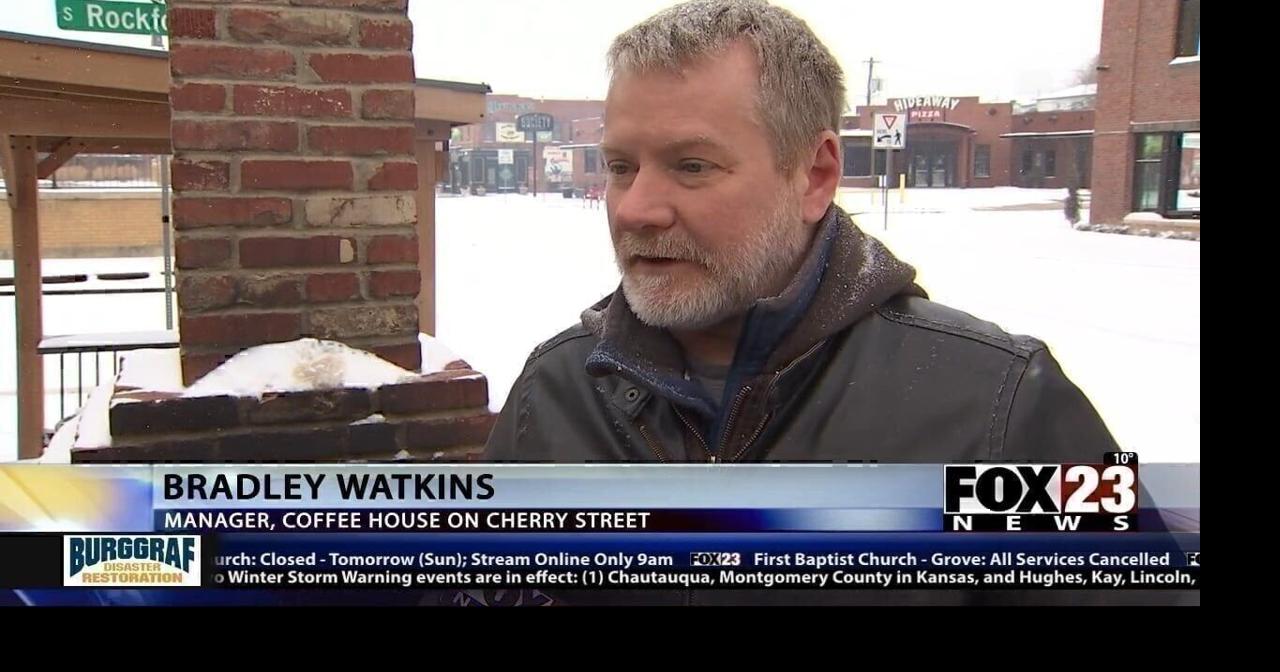 Local coffee shop remains open amid winter storm and snowfall | News ...