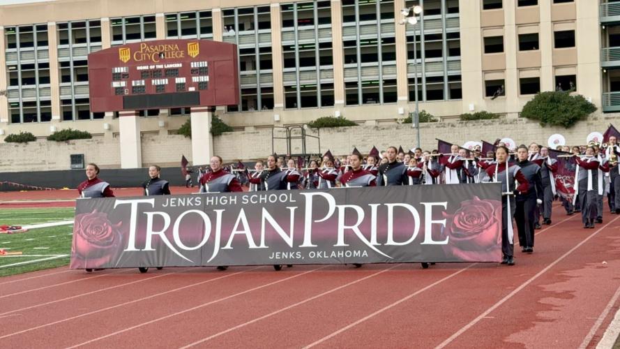Photos: Jenks band marches in Rose Parade | News | fox23.com