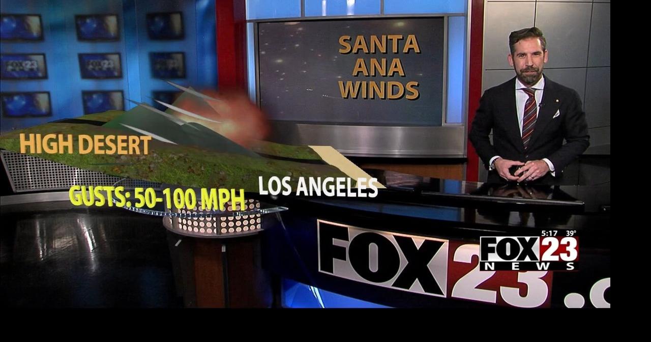 How Santa Ana winds form and create dangerous fire conditions | Weather ...