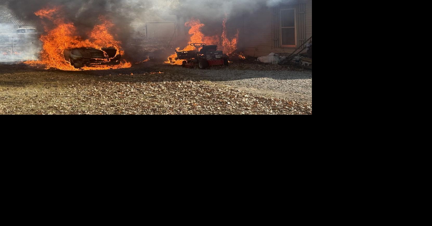 Independence firefighters stop car fire from spreading to home | News ...