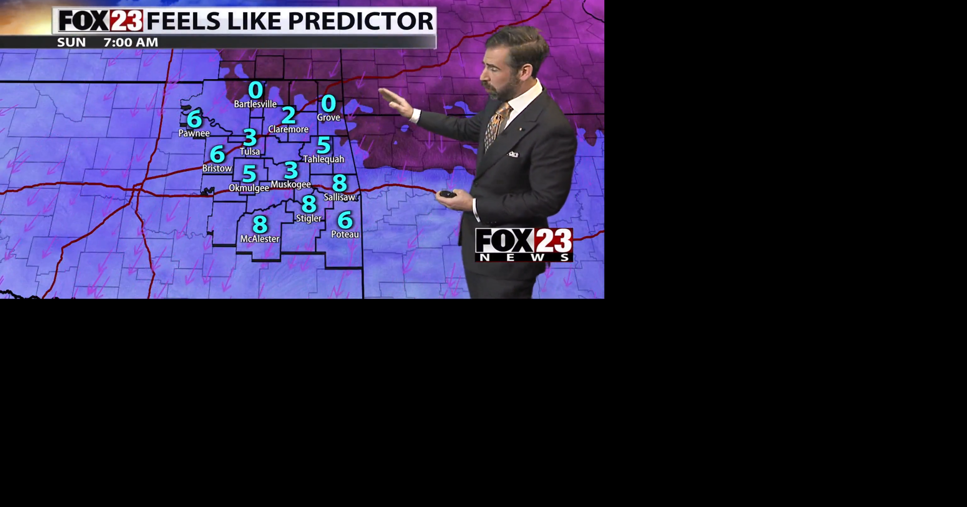 FORECAST: Arctic air surging into Green Country | Weather | fox23.com