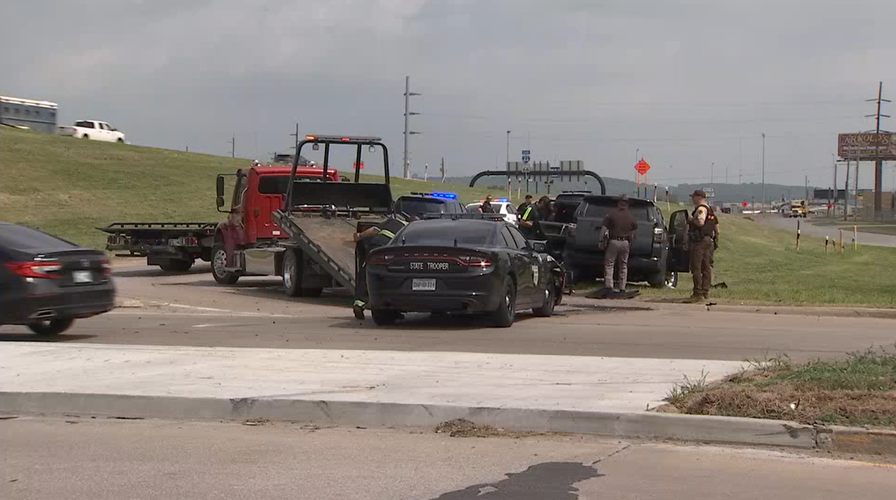 OHP trooper involved in three-vehicle crash, one arrested after running ...