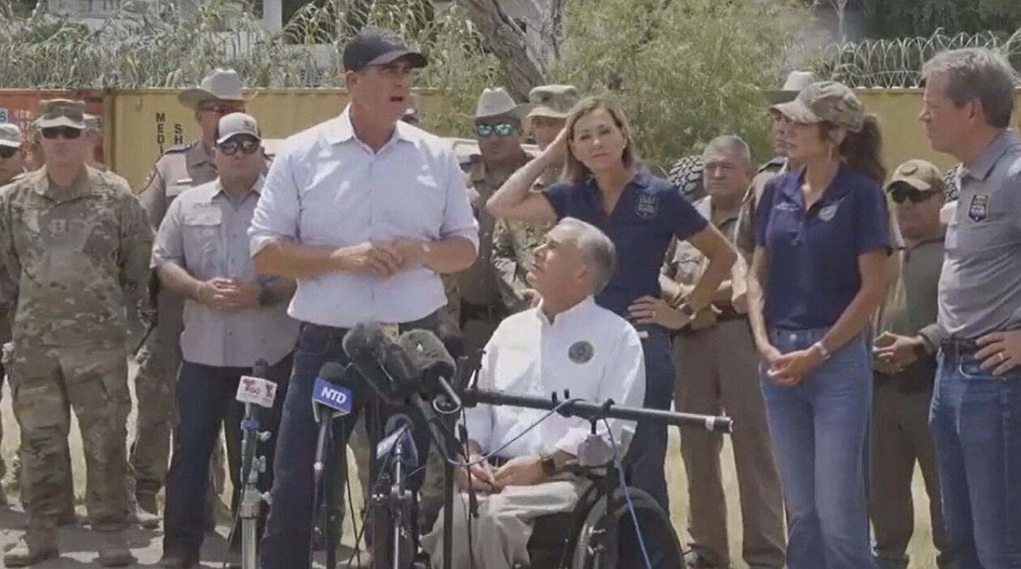 Stitt joins other Republican governors on US-Mexico border | Local ...