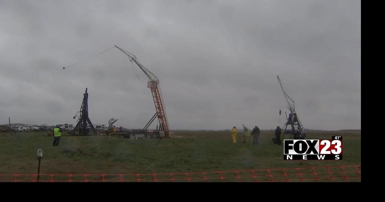 Pumpkin launching contest held east of Vinita | News | fox23.com