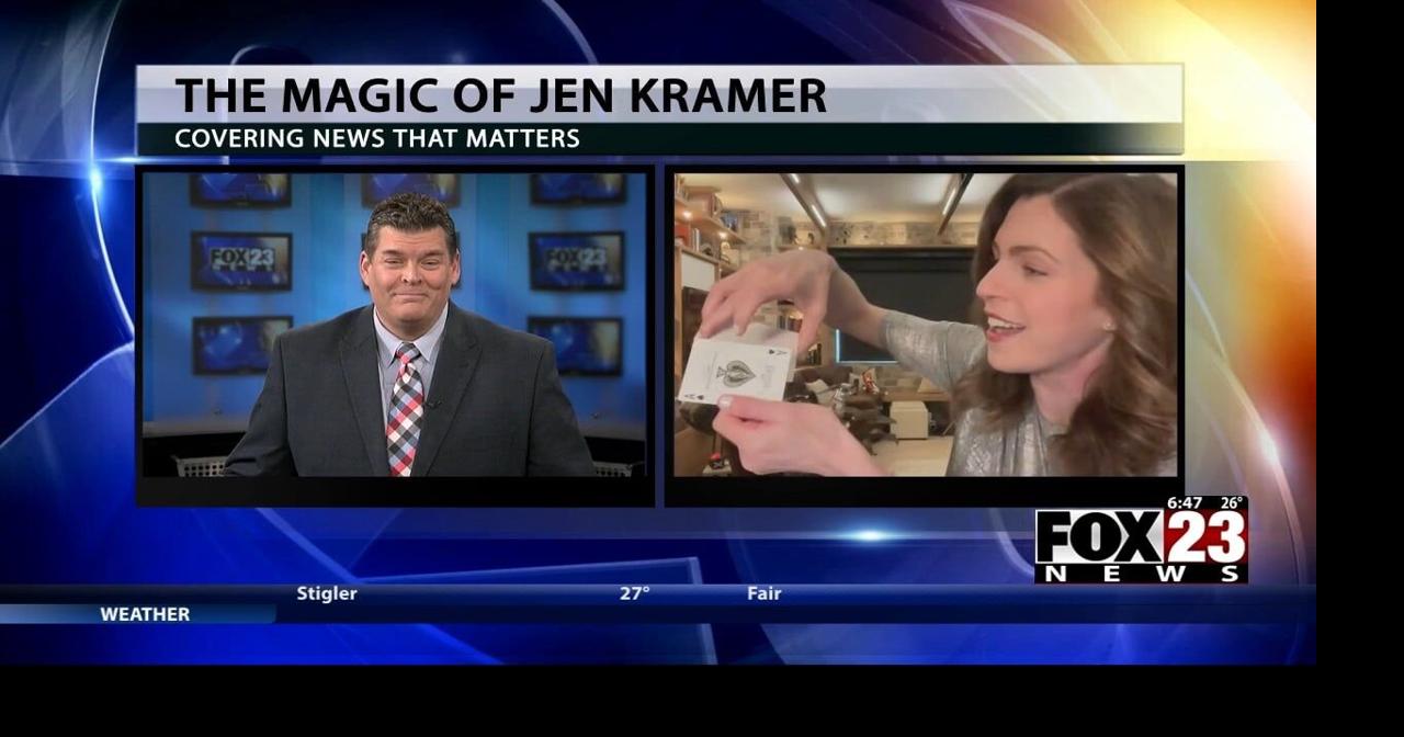 Magician Jen Kramer joins FOX23 ahead of show in Stillwater | News ...