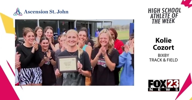 Athlete of the Week, April 2nd: Kolie Cozort, Bixby Track and Field ...