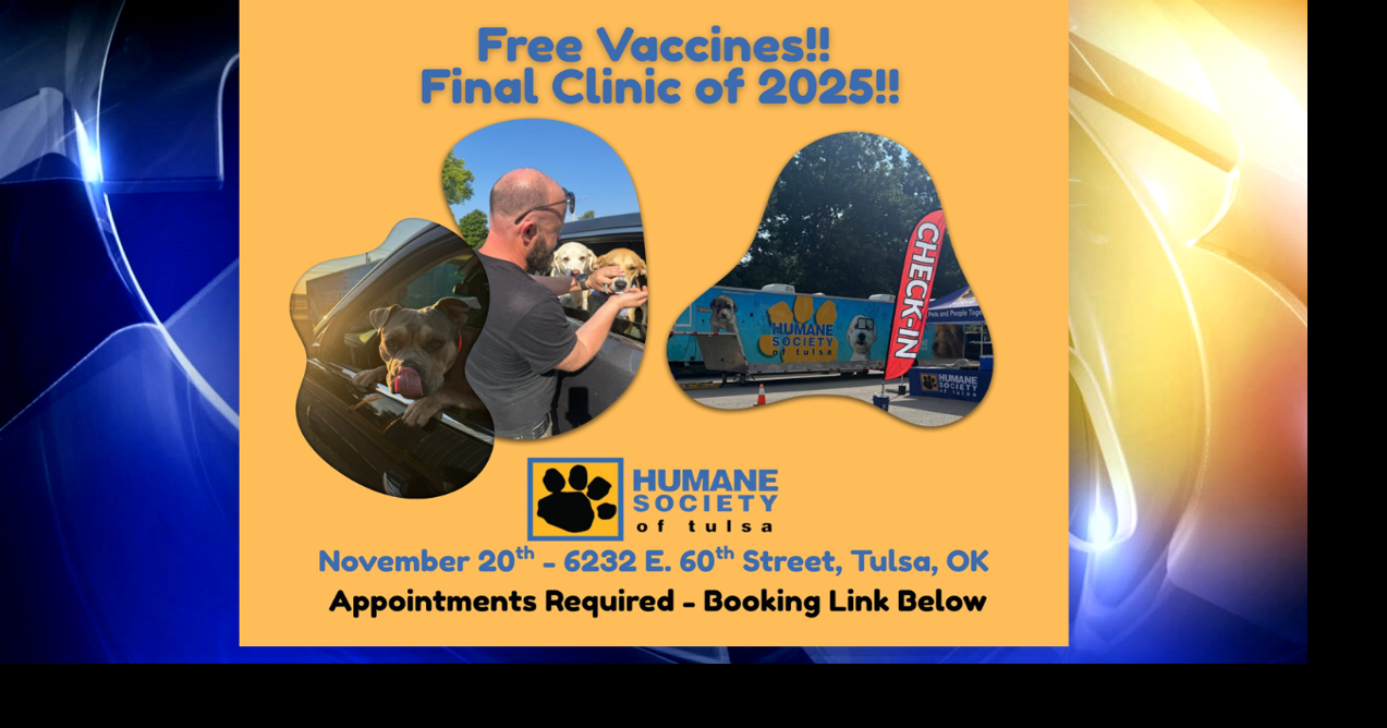 Humane Society of Tulsa holding final vaccine clinic next week | News ...
