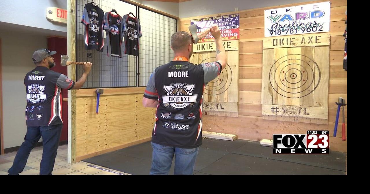 Two Muskogee first responders now gold medal axe throwers | News ...