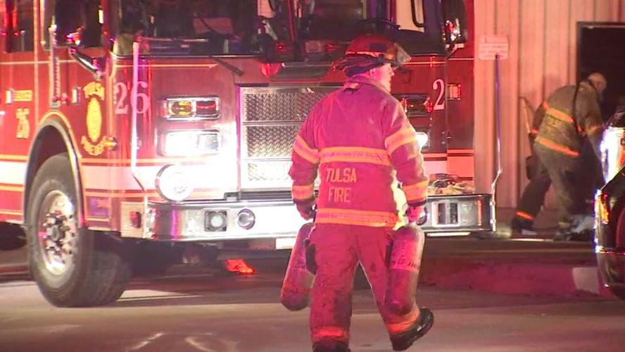 Photos: Firefighters at west Tulsa building fire | | fox23.com