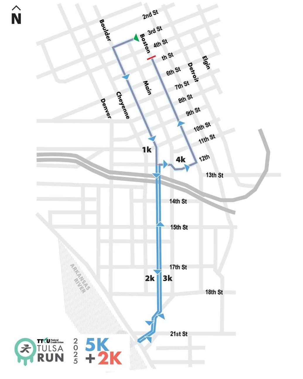 TTCU and event organizers unveil 2025 TTCU Tulsa Run course and finishers' medal | News | fox23.com