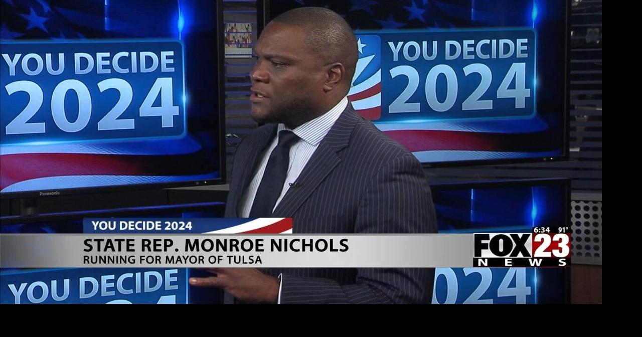 Video: State Rep. Monroe Nichols joins FOX23 to discuss his candidacy ...