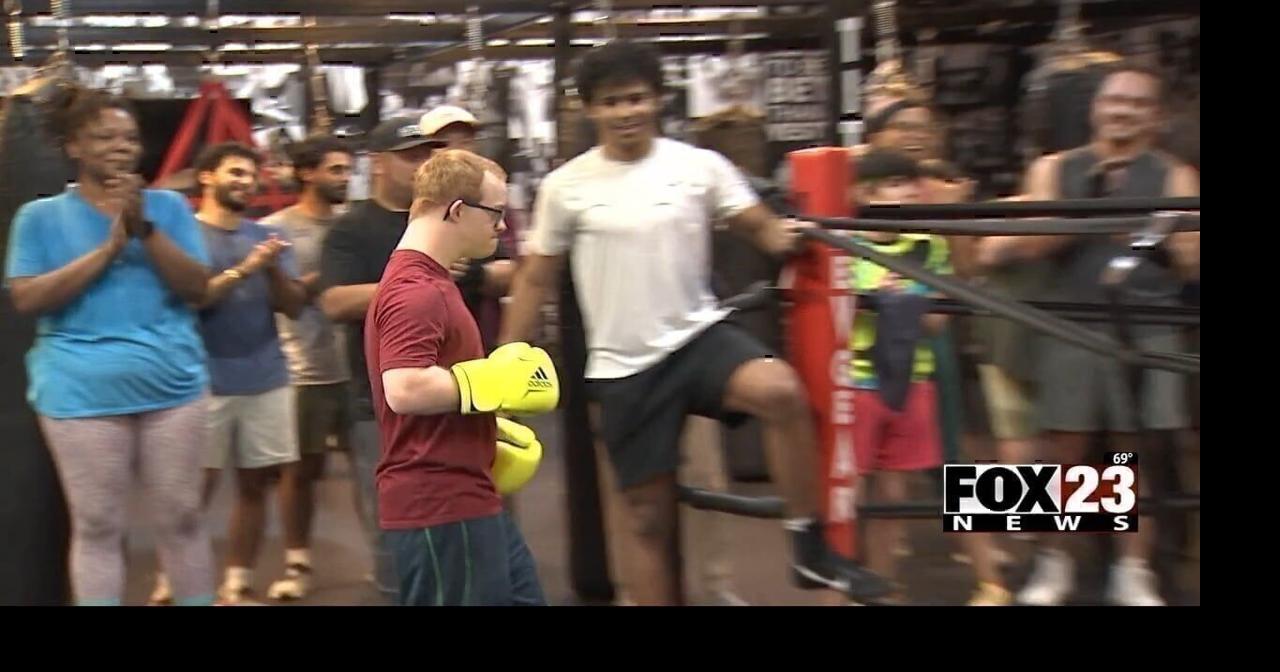 Local boxing gym hosts special boxing class for athletes with Down ...