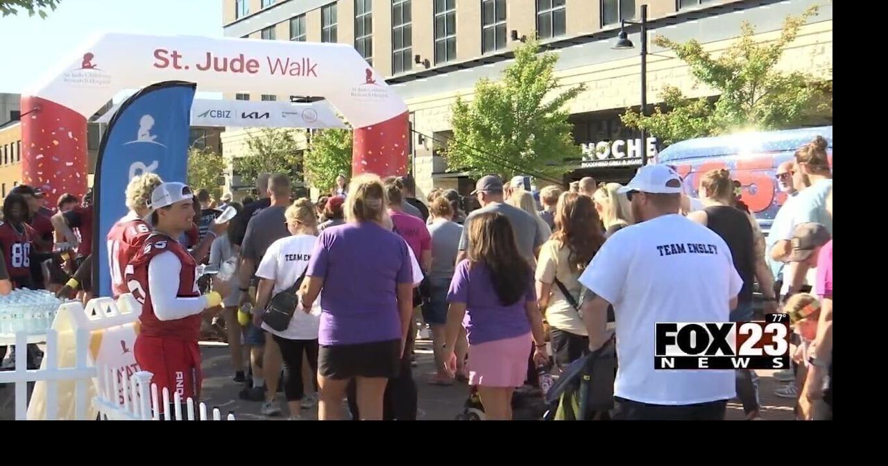 Tulsa St. Jude Walk raises record-breaking funds on Saturday | News | fox23.com