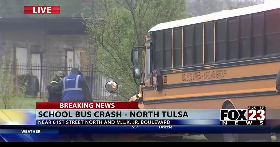 School bus wreck in north Tulsa | News | fox23.com