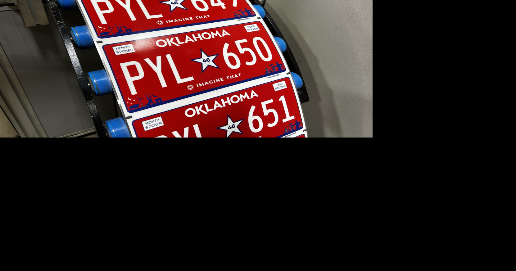 Oklahoma's new standard issue license plate design unveiled | News ...