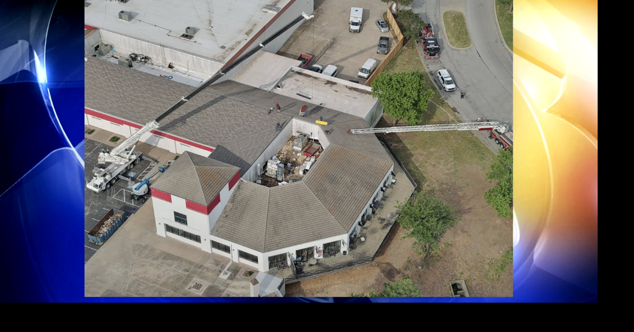 Tulsa firefighters rescue man from roof at construction site | News ...