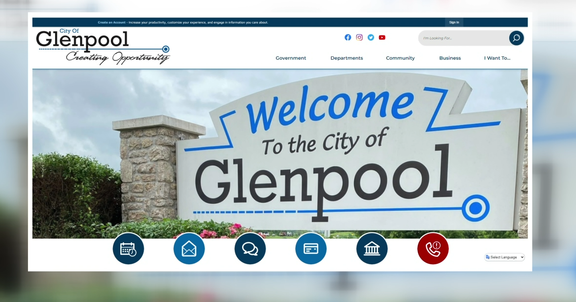 City of Glenpool launches updated, interactive website | Local & State ...