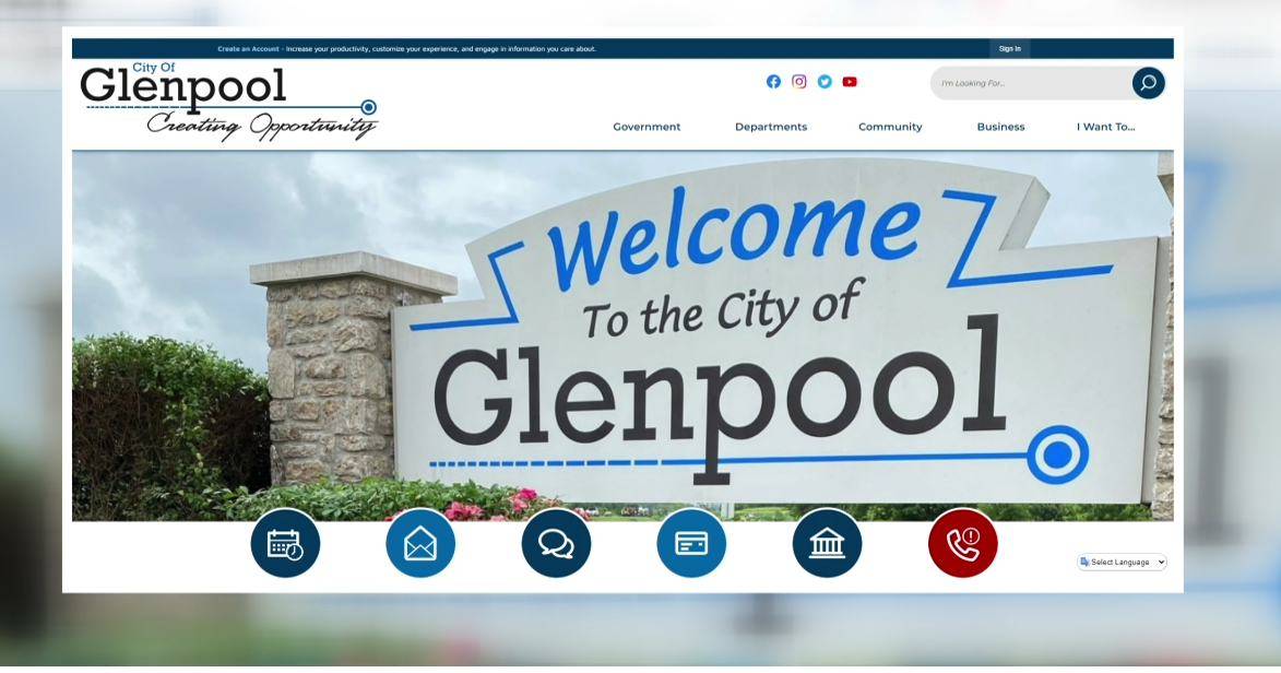 City of Glenpool launches updated, interactive website | Local & State ...