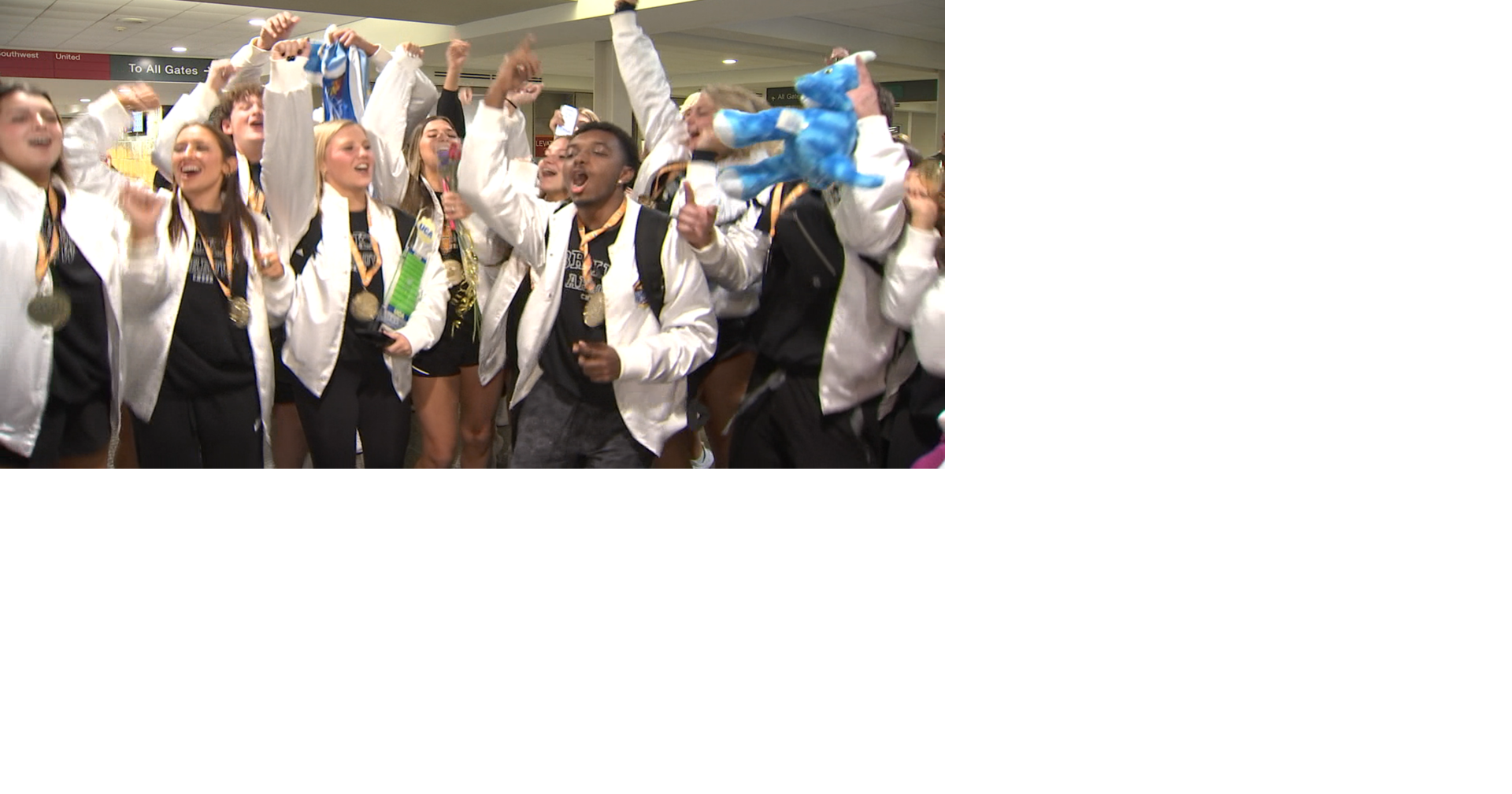 BA Varsity Cheer Squad given hero’s welcome after winning national ...
