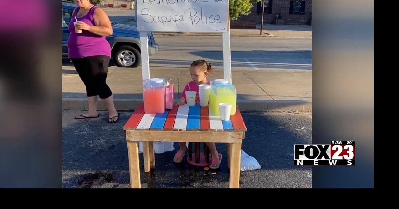 Sapulpa 9-year-old runs lemonade stand to raise funds for local first ...