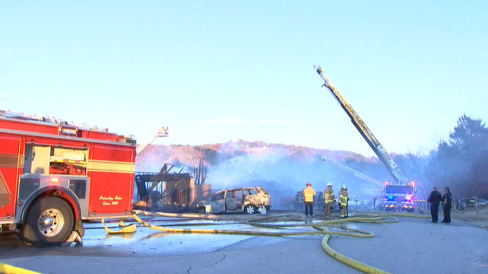 Photos: Multiple homes burn near 81st and Delaware in Tulsa | | fox23.com