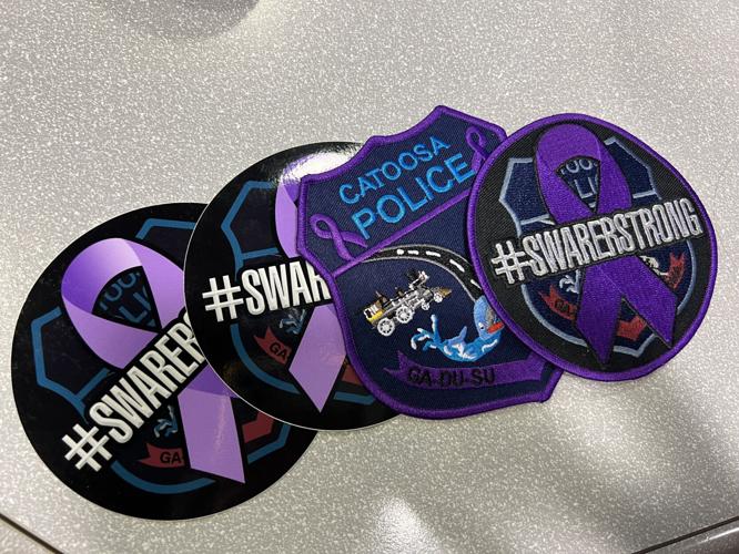 Catoosa Police have new patches to support officer fighting cancer ...