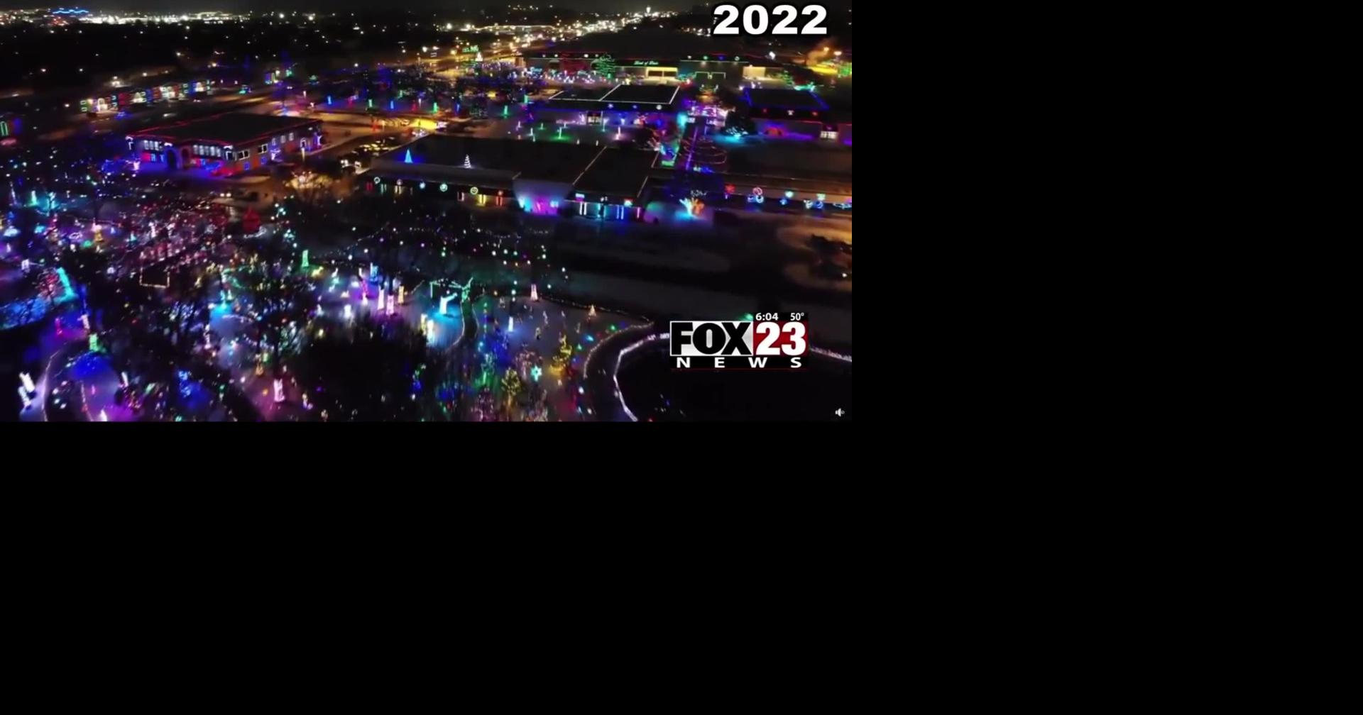 Rhema Bible Church encouraging people who come to see lights to park on ...