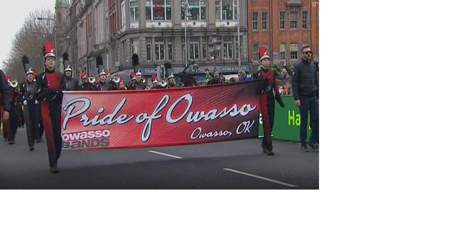 Owasso, Bixby bands march in St. Patrick's Day parade in Ireland | News ...