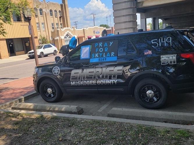 Photos: Muskogee County Sheriff's Office decorates the cruiser of a ...