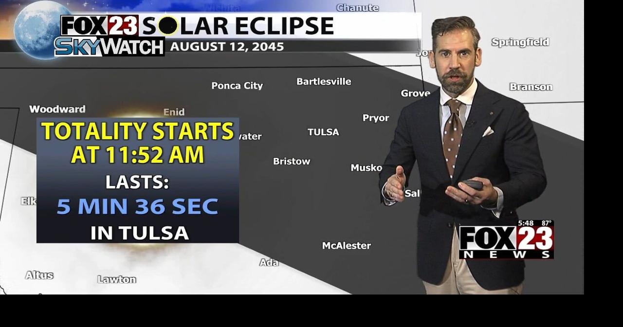 Video: 20 years from today Tulsa will experience total solar eclipse ...