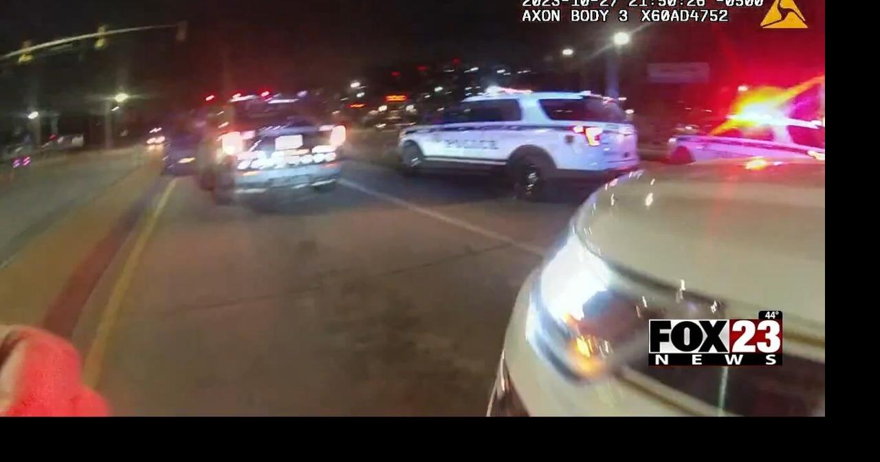 Tulsa Police release body camera, helicopter video of a chase ending at ...