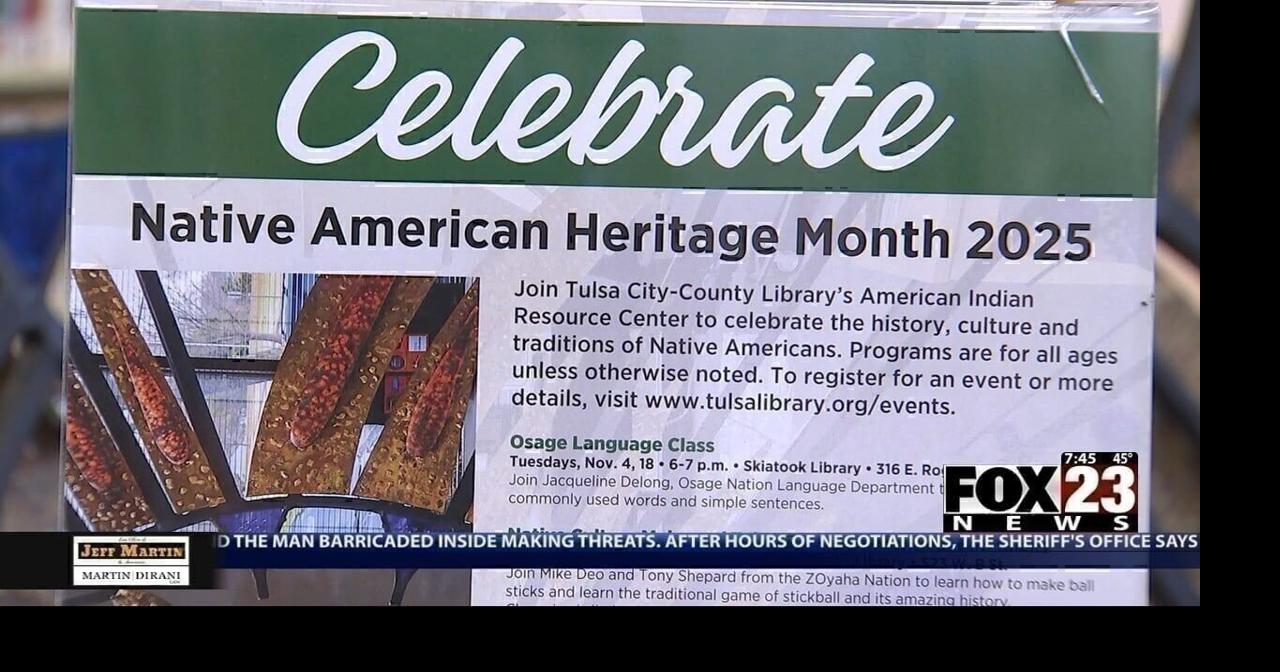 Tulsa City-County Library celebrates Native American Heritage Month ...