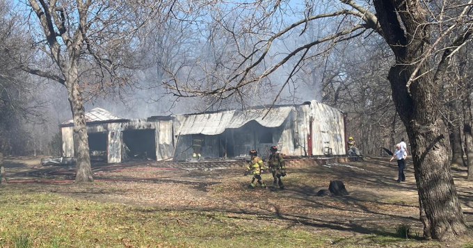 House destroyed in Sand Springs fire | News | fox23.com