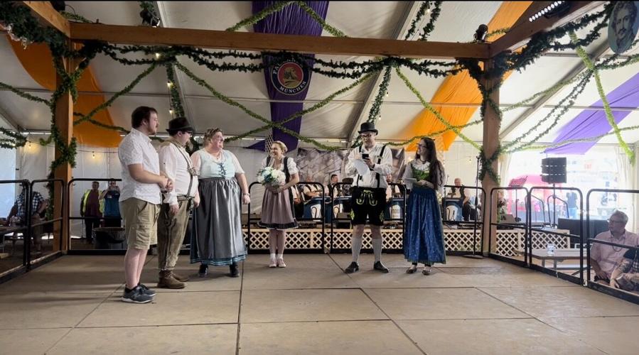 Photos: Local couple gets married at Tulsa Oktoberfest | | fox23.com
