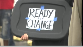 PHOTOS: Protesters gather outside 201 Poplar | | fox23.com