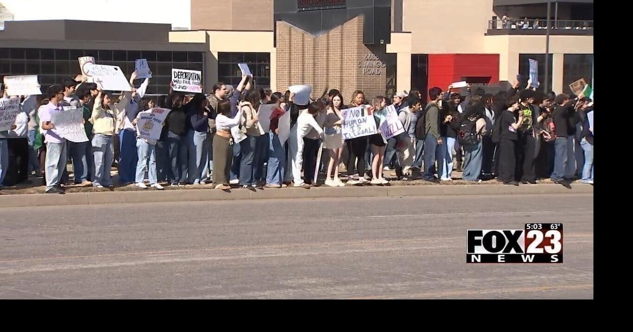 Union students organize walk out in protest of ICE | News | fox23.com