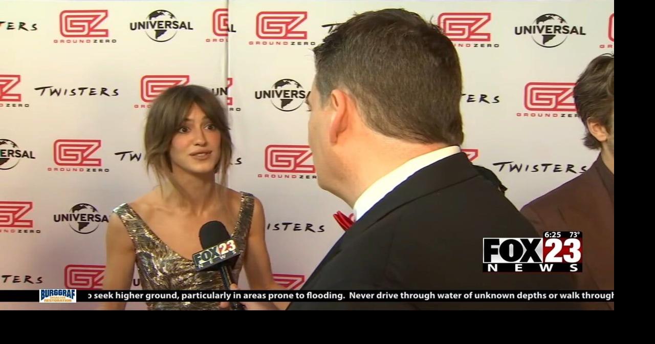 FOX23 Morning Anchor Ron Terrell asks 'Twisters' actress Daisy Edgar ...