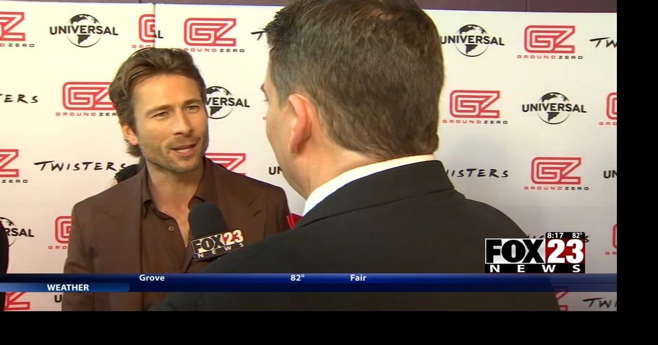 FOX23 Morning Anchor Ron Terrell asks 'Twisters' actor Glen Powell ...