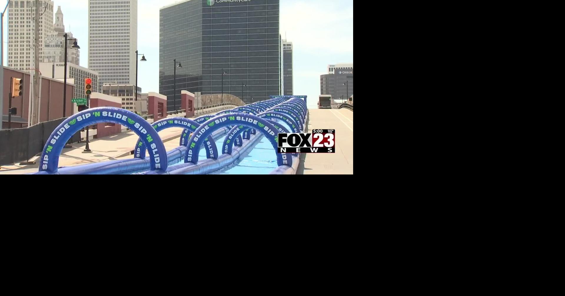 'Sip 'N Slide' event taking over downtown Tulsa street | News | fox23.com