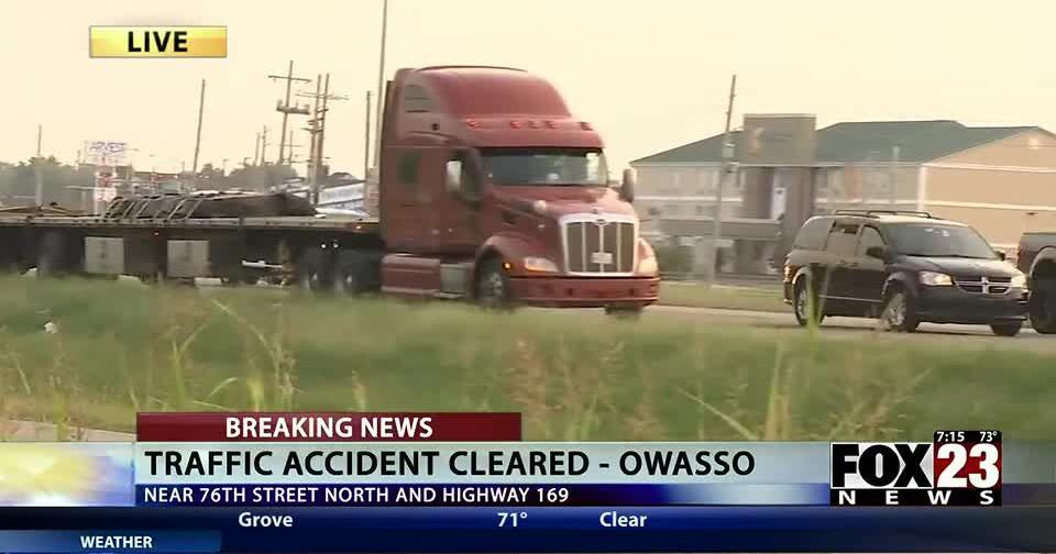 Lanes back open following crash in Owasso | Local & State | fox23.com