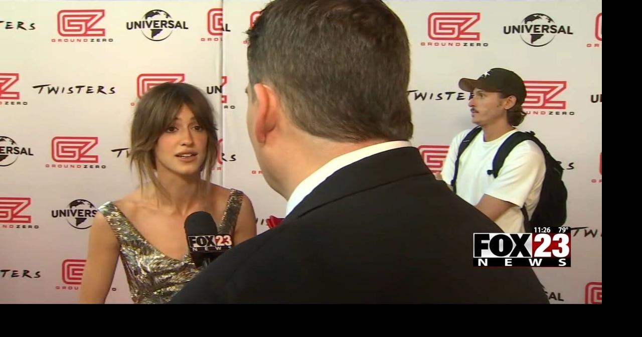 FOX23 Morning Anchor Ron Terrell interviews actress Daisy Edgar-Jones about her experience on ...