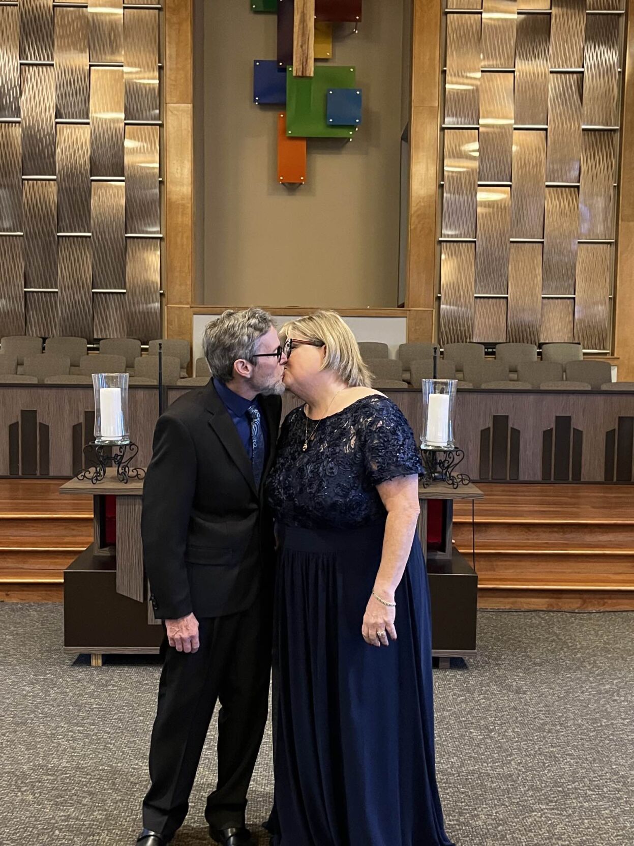 Couple reunited after 40 years gets married in surprise ceremony at ...