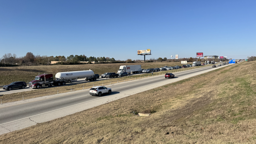 US-75 back open in Jenks after oversized semi hit bridge | News | fox23.com