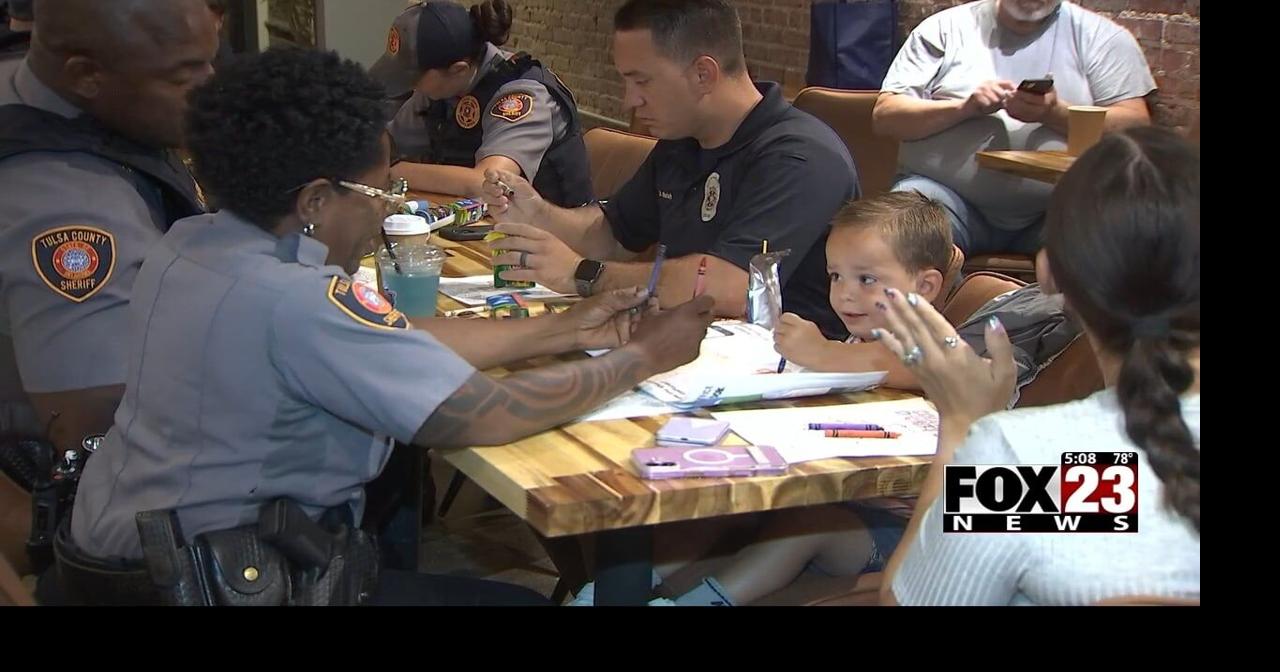 Bixby Police and TCSO hold Color With a Cop ahead of Back to School ...