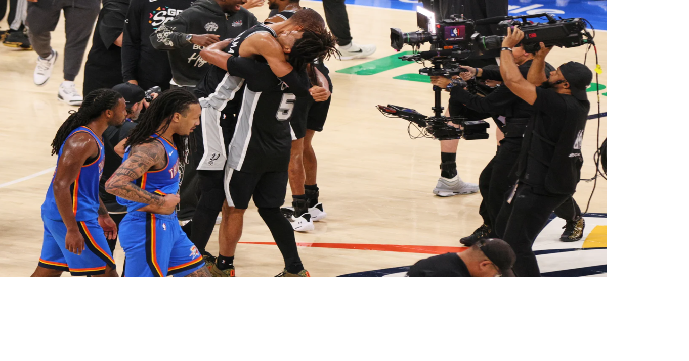 Wembanyama, Spurs win the West, topple Thunder 111-103 in Game 7 to ...