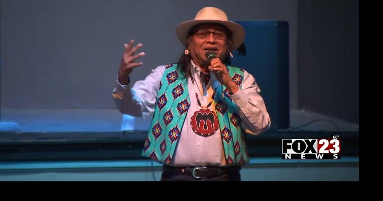 Killers of the Flower Moon actor David EchoHawk speaks at Buffalo ...