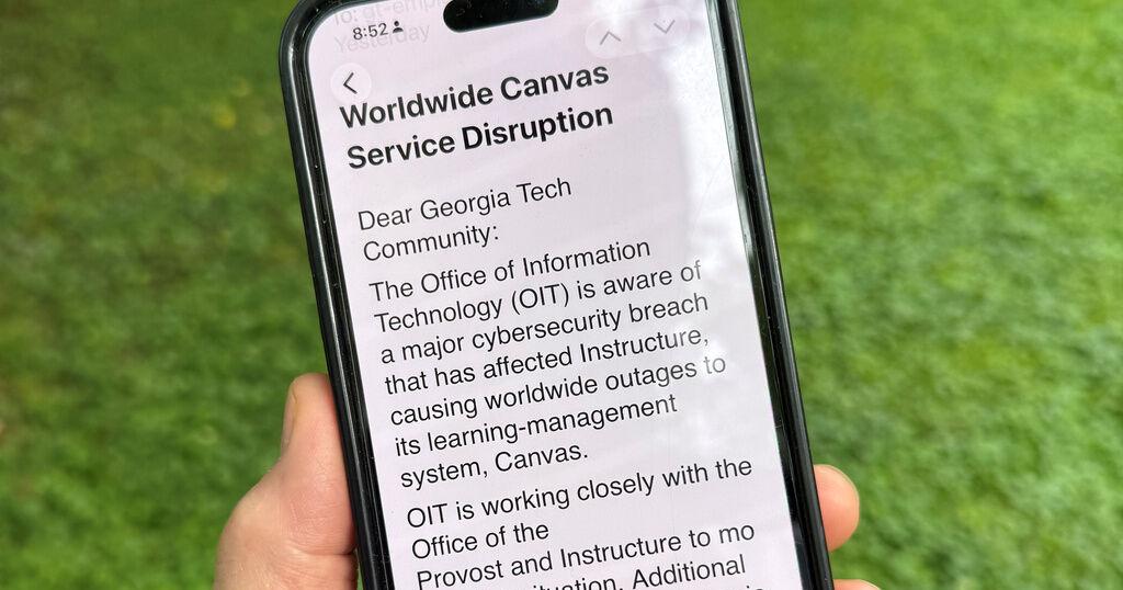 Canvas system is online after a cyberattack disrupted thousands of ...