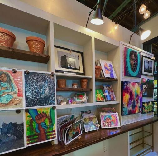 Local artist creating art custom designed to uplift the community ...