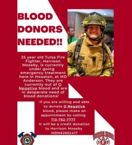 Tulsa firefighter battling cancer in need of blood | Local & State ...